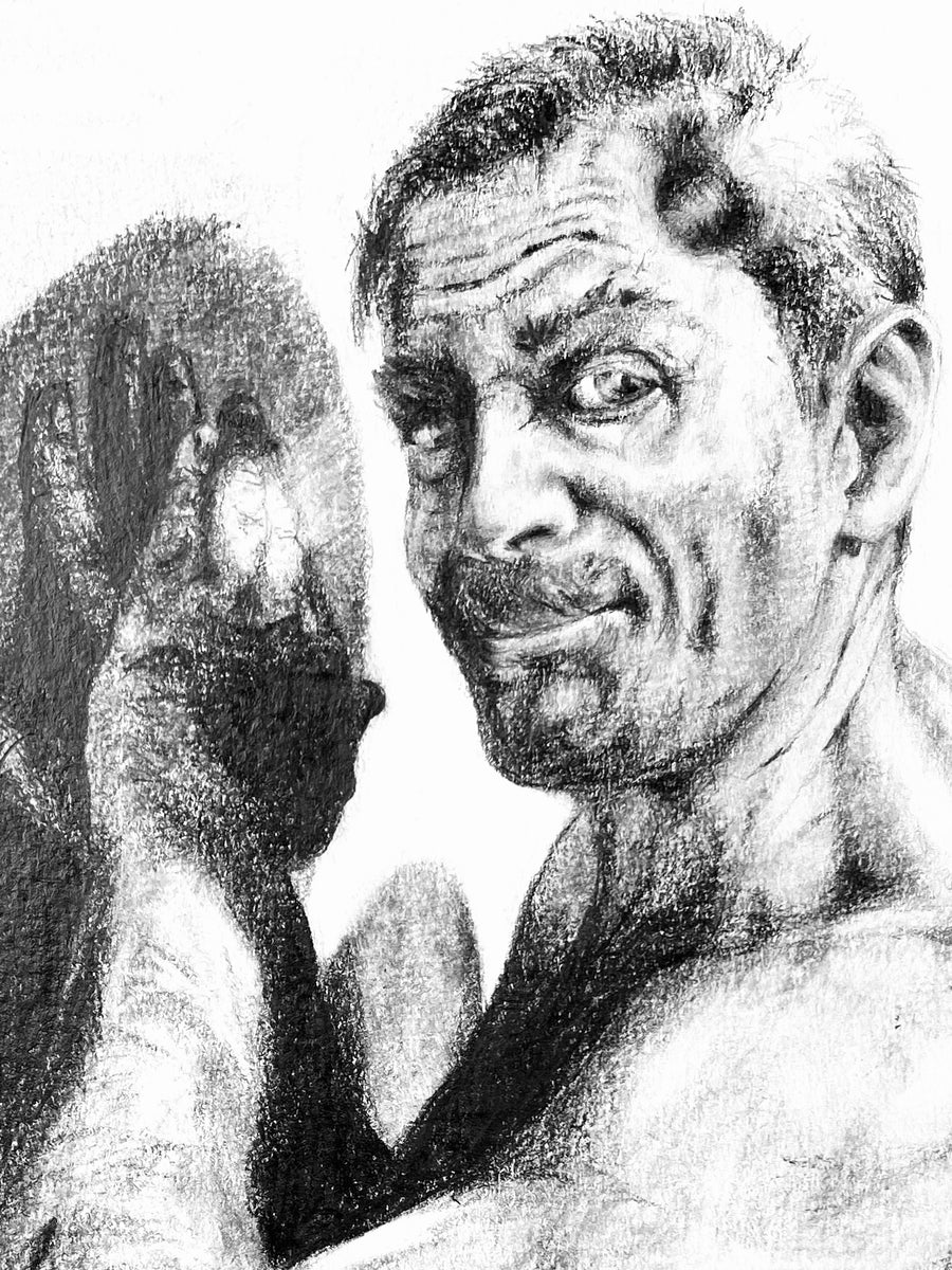 Patching Character Defect - Bbk Original Art Fine Print – Bbk Art Studio